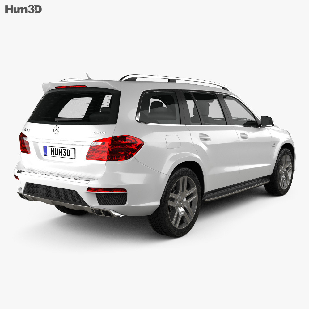 Mercedes-Benz GL-Class X166 AMG 2016 3D model - Download Crossover SUV ...