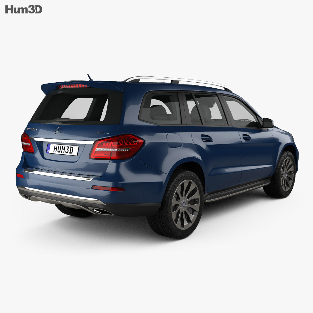 Mercedes-Benz GLS-class 2018 3D model - Download Crossover SUV on ...