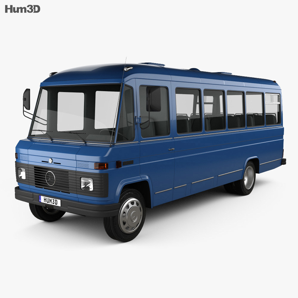 Mercedes-Benz O-309 1979 3D model - Download Bus on 3DModels.org
