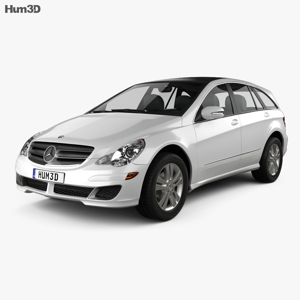 Mercedes-Benz R级 (W251) 2010 3D模型 - 下载 Wagon car on 3DModels.org
