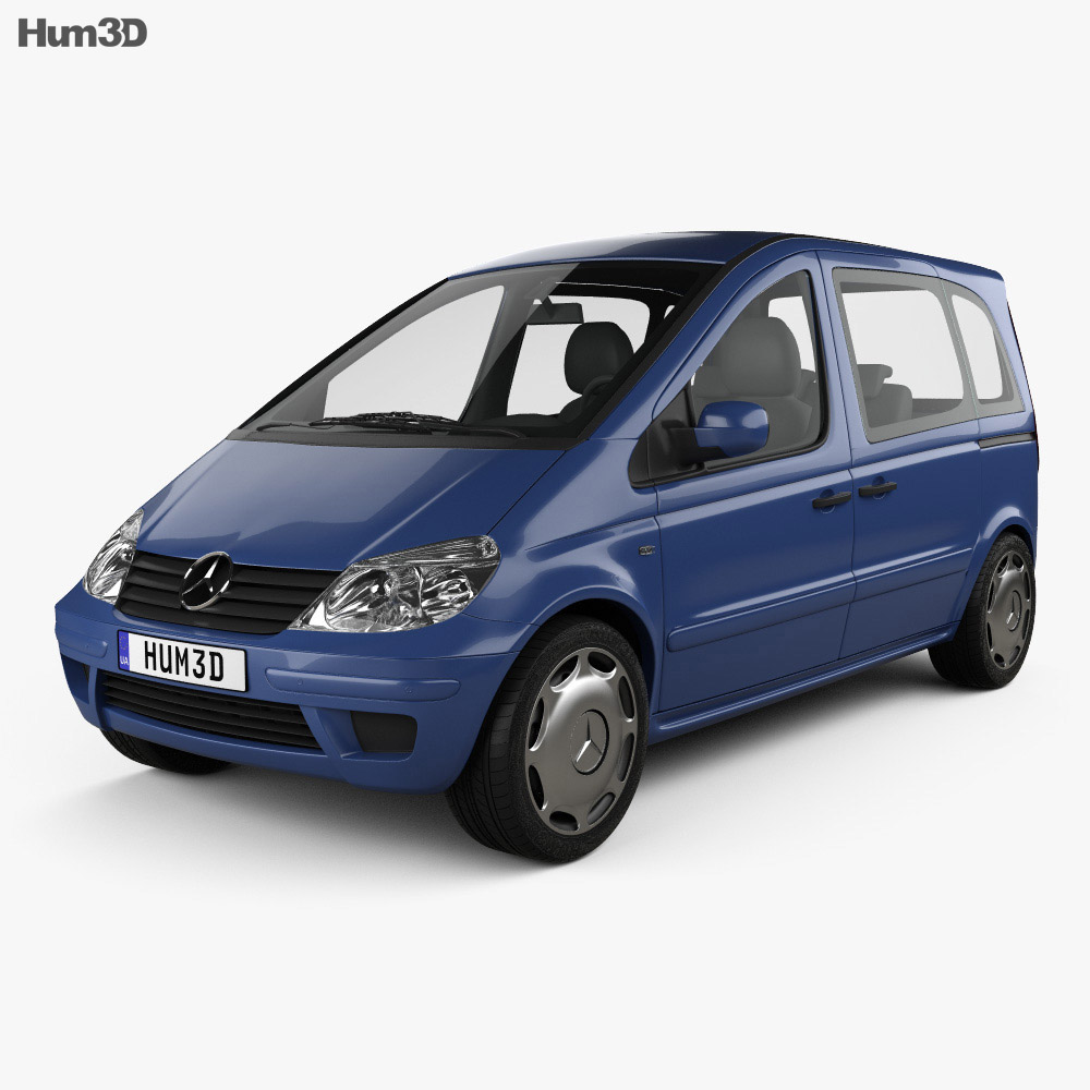 Mercedes-Benz Vaneo 2006 3D model - Download Van on 3DModels.org