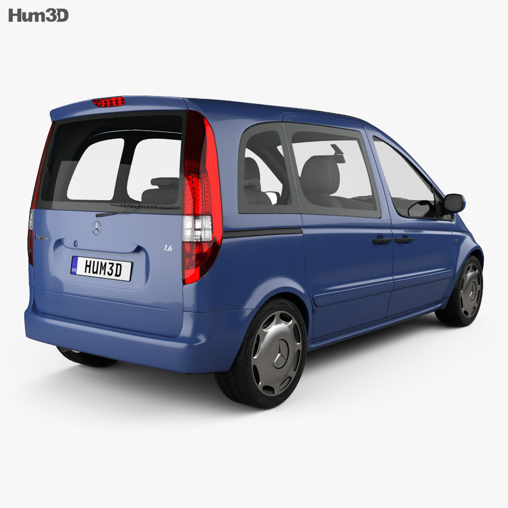 Mercedes-Benz Vaneo 2006 3D model - Download Van on 3DModels.org