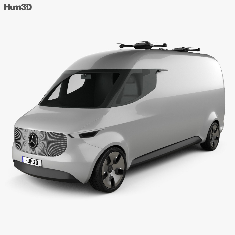 Mercedes-Benz Vision Van 2016 3D model - Download Van on 3DModels.org