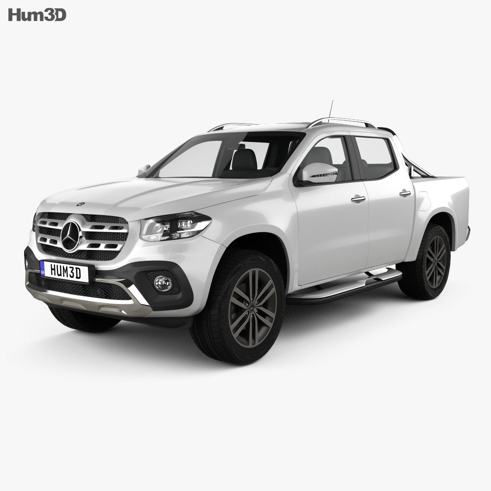 Mercedes-Benz X-Class Power 2020 3D model - Download Pickup on 3DModels.org
