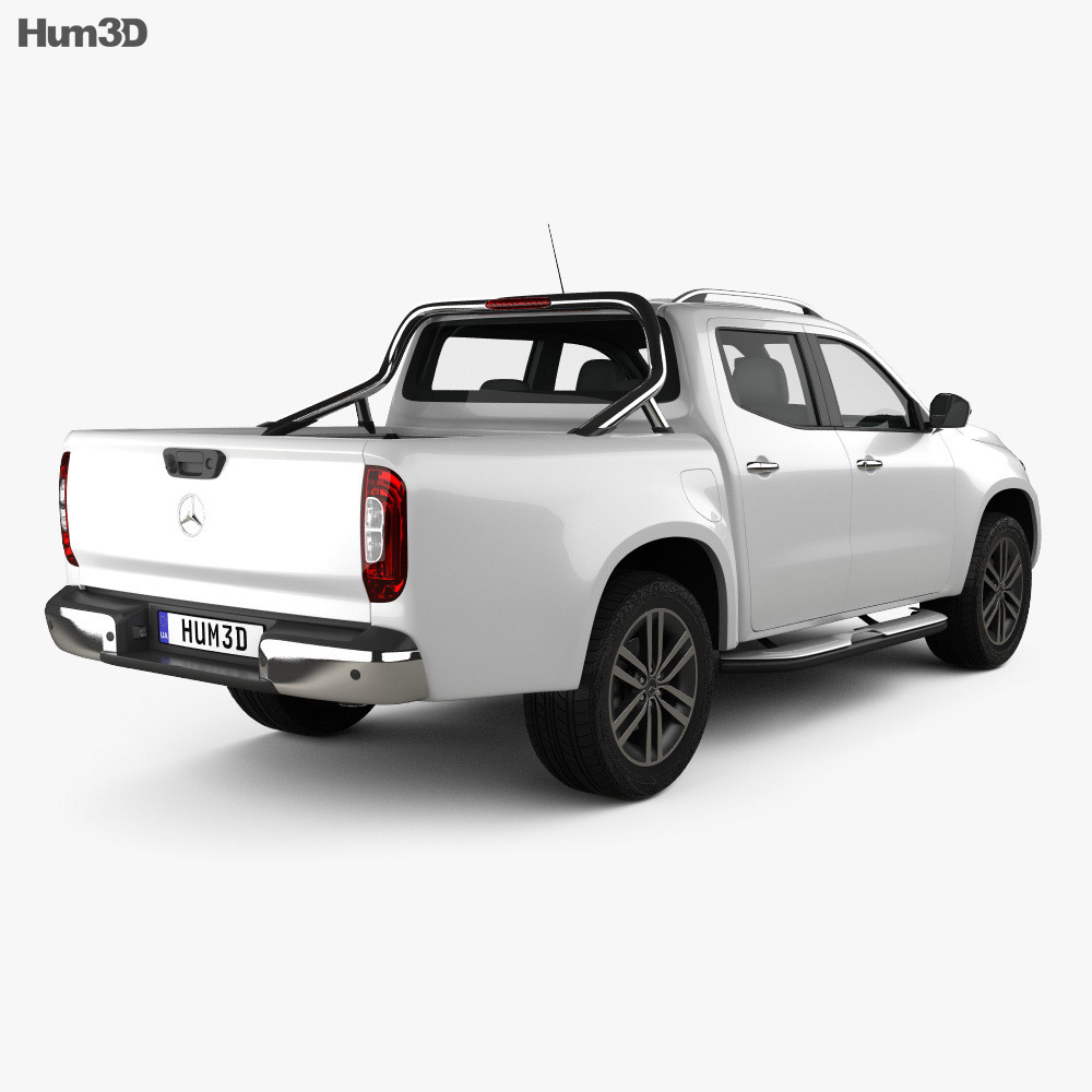 Mercedes-Benz X-Class Power 2020 3D model - Download Pickup on 3DModels.org