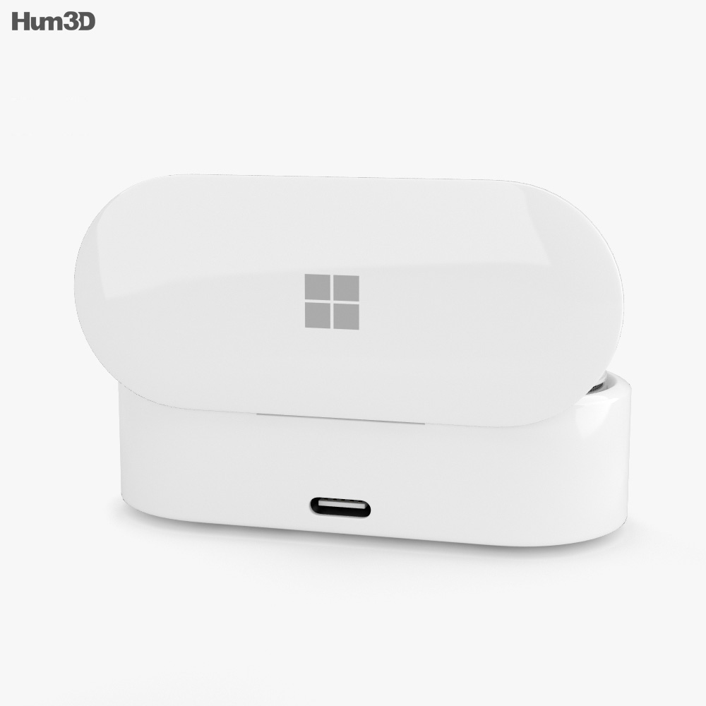 Microsoft Surface Earbuds 3D model - Download Audio Devices on 3DModels.org