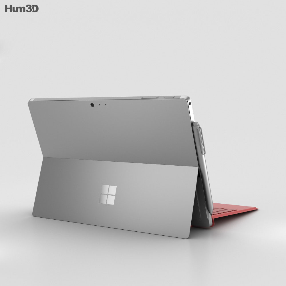 Microsoft Surface Pro 4 Red 3D model - Download Tablet on 3DModels.org