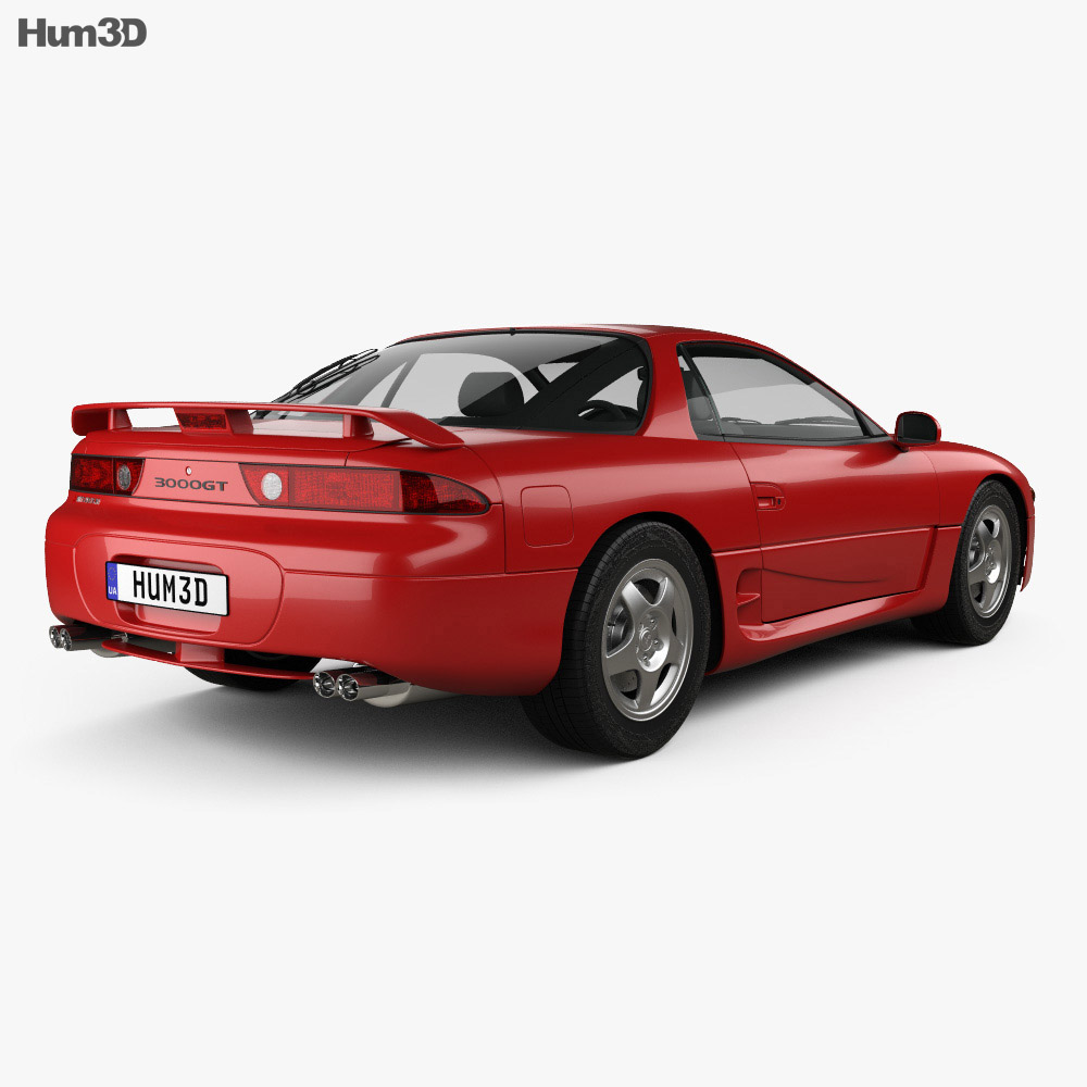 Mitsubishi 3000GT 1996 3D model - Download Sports car on 3DModels.org