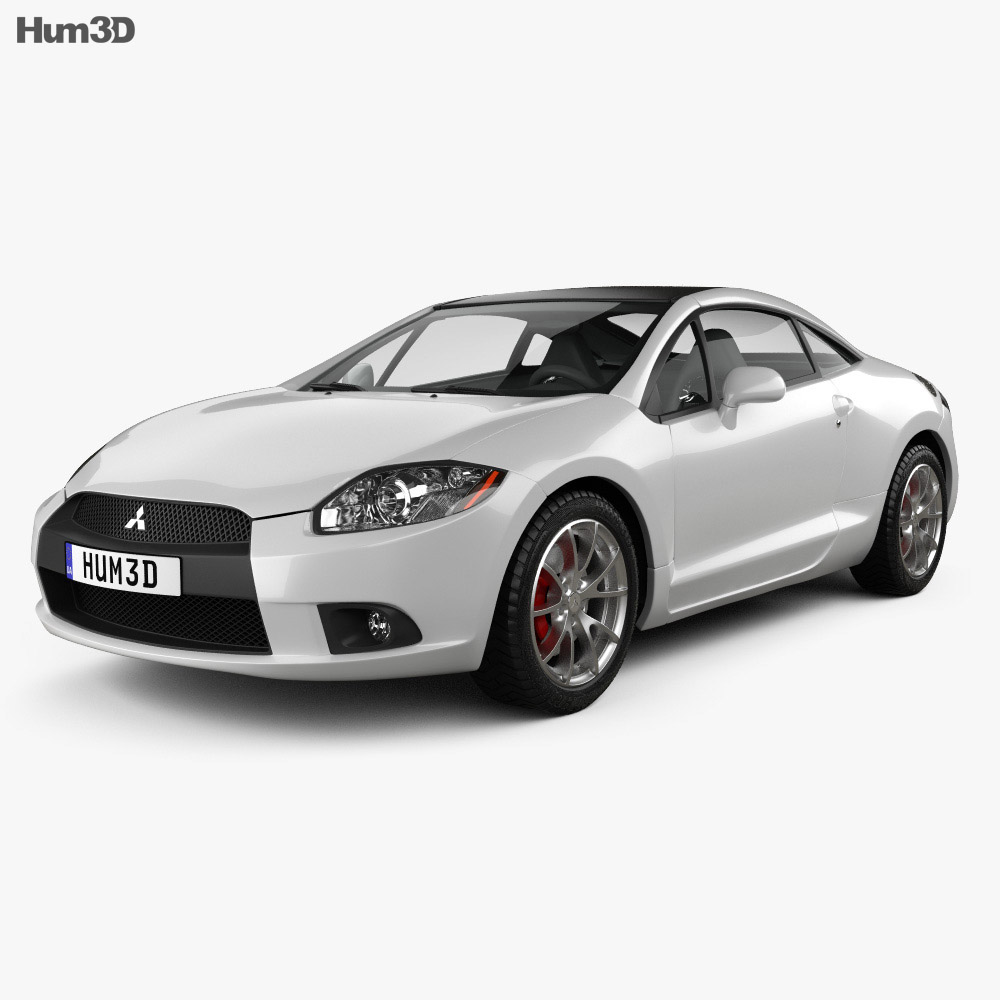 Mitsubishi Eclipse 2015 3D model - Download Sports car on 3DModels.org