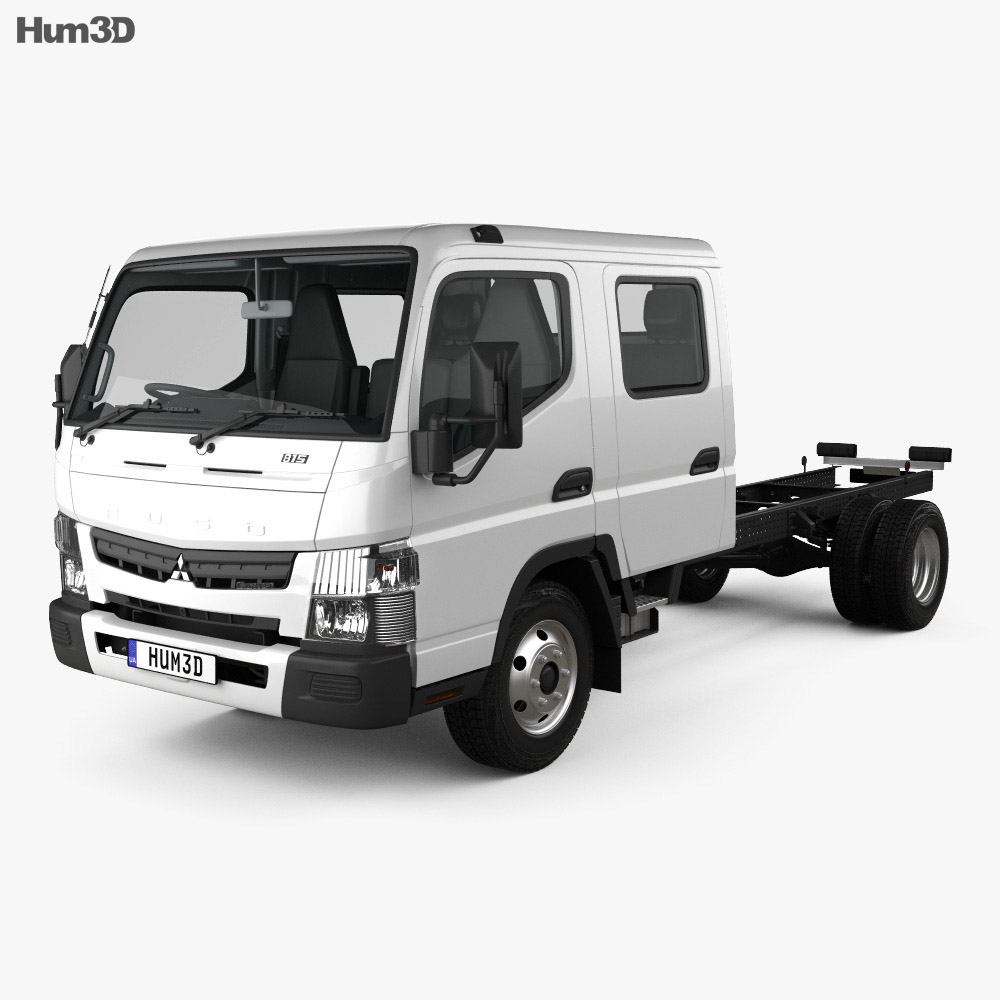 Mitsubishi Fuso Canter (815) Wide Crew Cab Chassis Truck with HQ ...