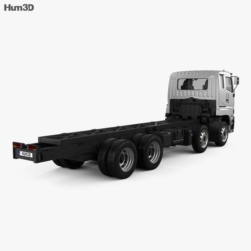 Mitsubishi Fuso Heavy 底盘驾驶室卡车 2020 3D模型 - 下载 货车 on 3DModels.org
