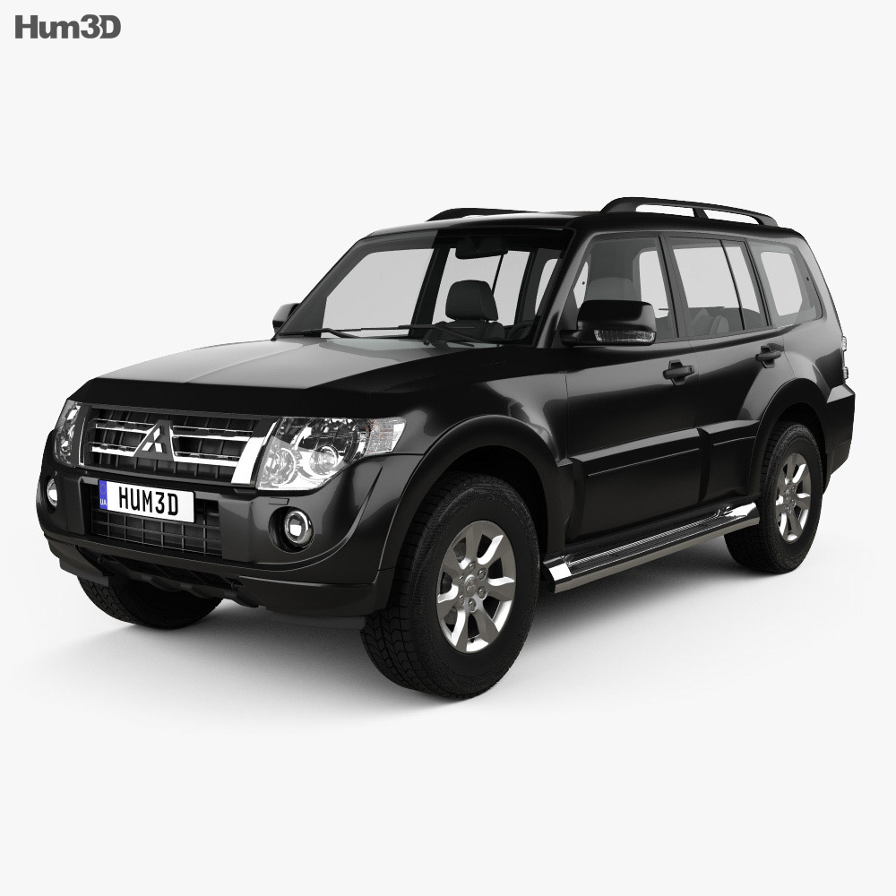 Mitsubishi Pajero (Montero) Wagon 2014 3D model - Download Crossover ...