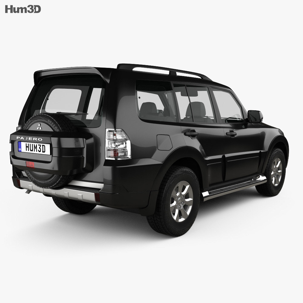Mitsubishi Pajero (Montero) Wagon 2014 3D model - Download Crossover ...
