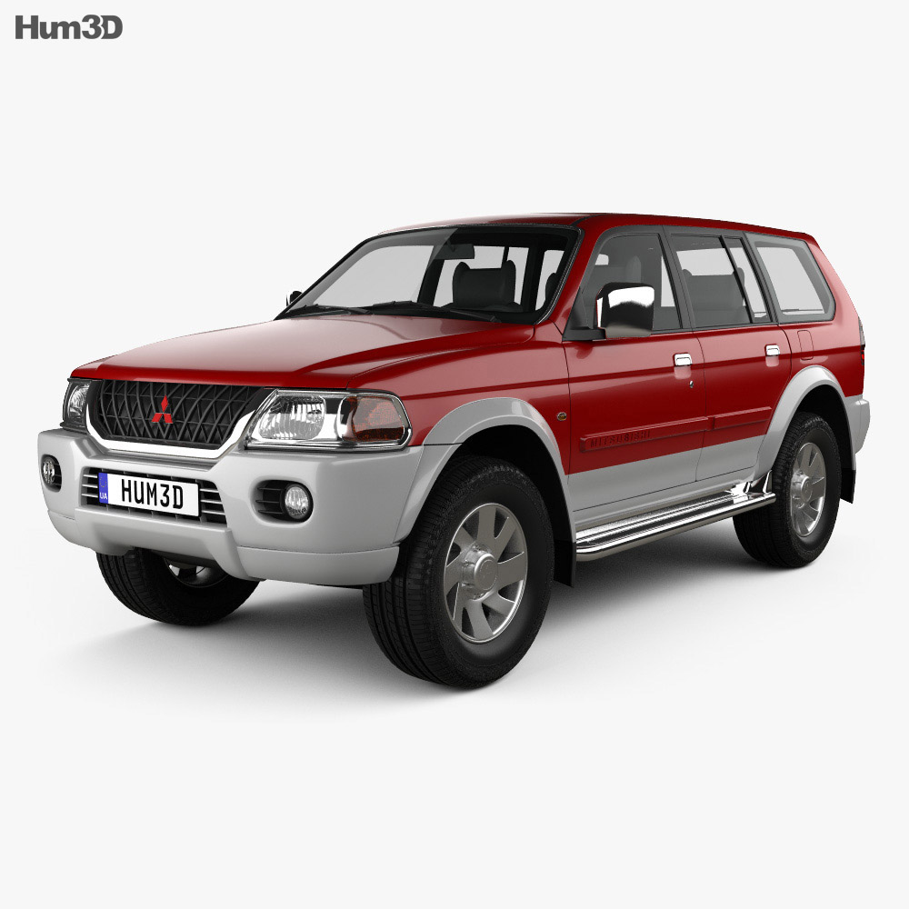 Mitsubishi Pajero Sport 2005 3D model - Download Crossover SUV on ...