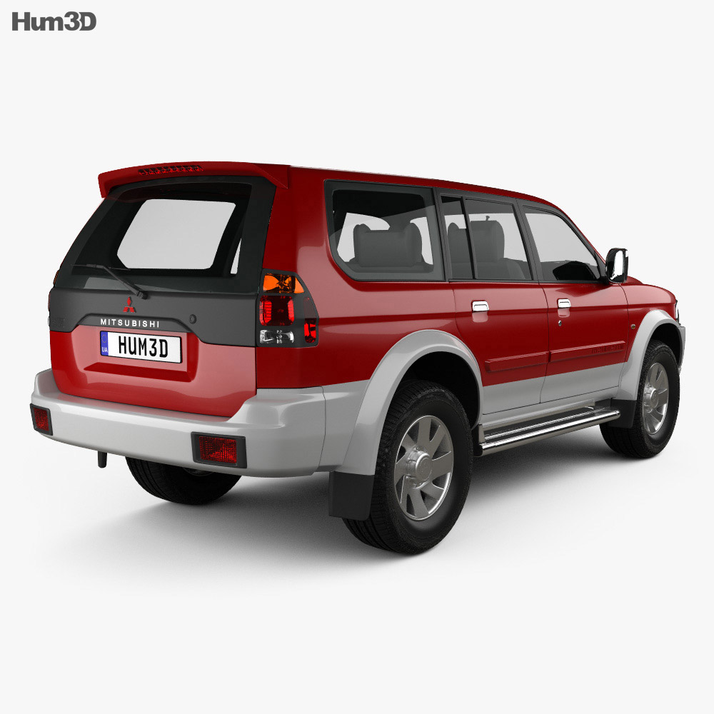Mitsubishi Pajero Sport 2005 3D model - Download Crossover SUV on ...