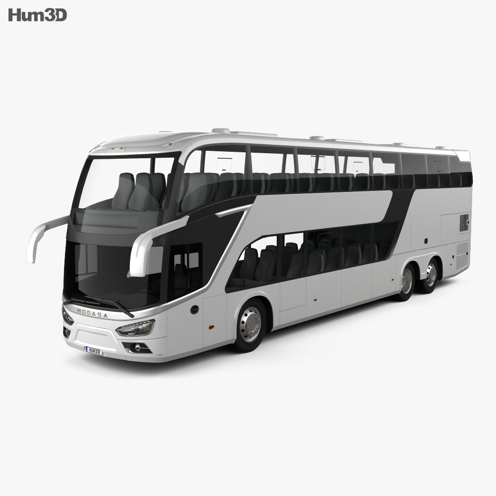 Modasa Zeus 4 bus 2019 3D model - Download Bus on 3DModels.org
