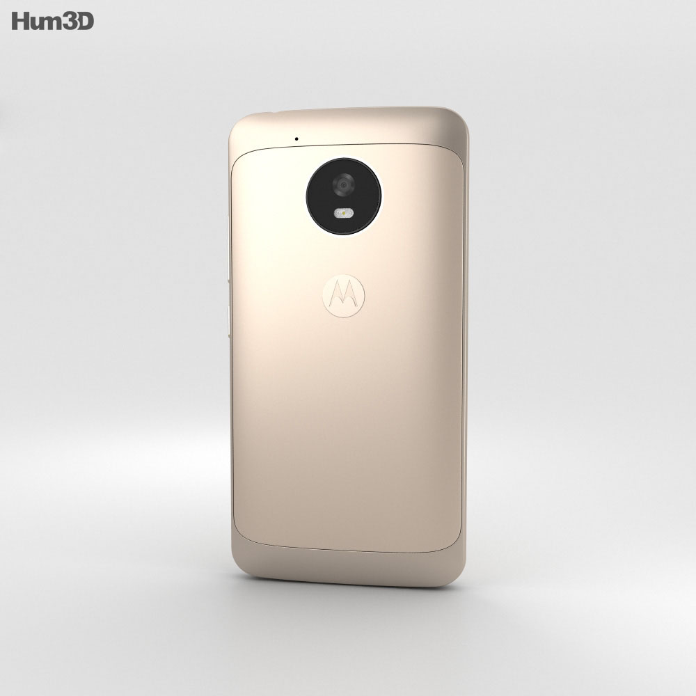 Motorola Moto G5 Fine Gold 3D model - Download Phones on 3DModels.org