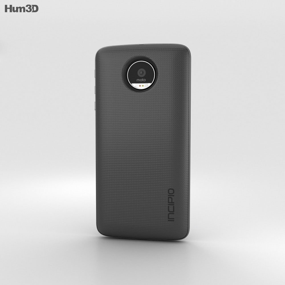 Motorola Moto Z with Incipio offGRID Power Pack 3D model - Download ...