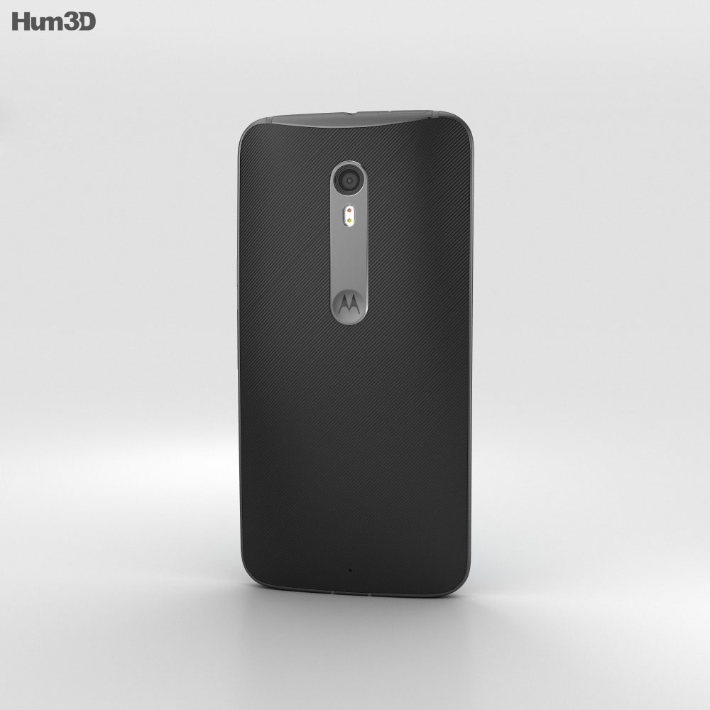 Motorola Moto X Style Negro Modelo 3D - Descargar Teléfonos on 3DModels.org