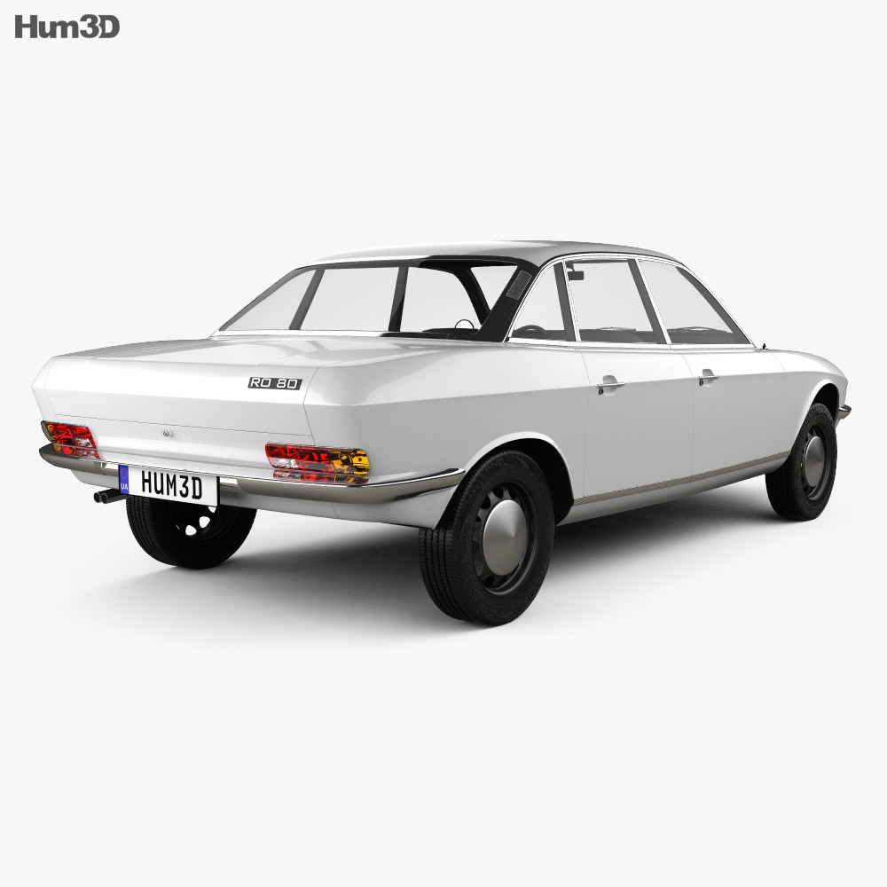NSU Ro 80 1967 3D model - Download Sedan on 3DModels.org