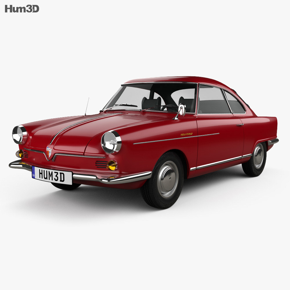 NSU Sport Prinz 1958 3D model - Download Sports car on 3DModels.org