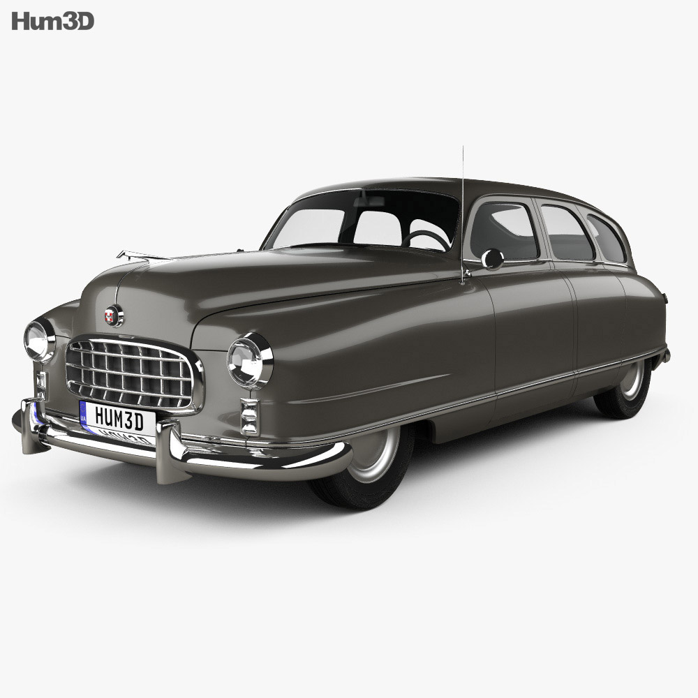 Nash Ambassador 1949 3D model - Download Wagon car on 3DModels.org
