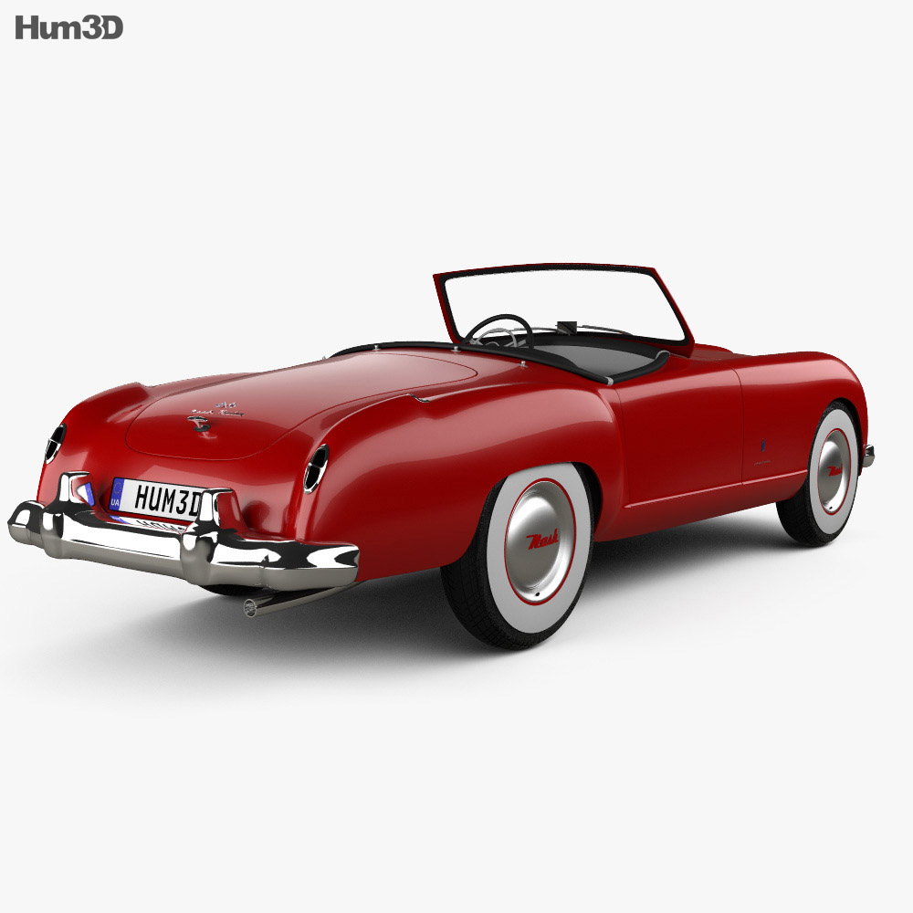 Nash Healey Roadster 1952 3D model - Download Sports car on 3DModels.org