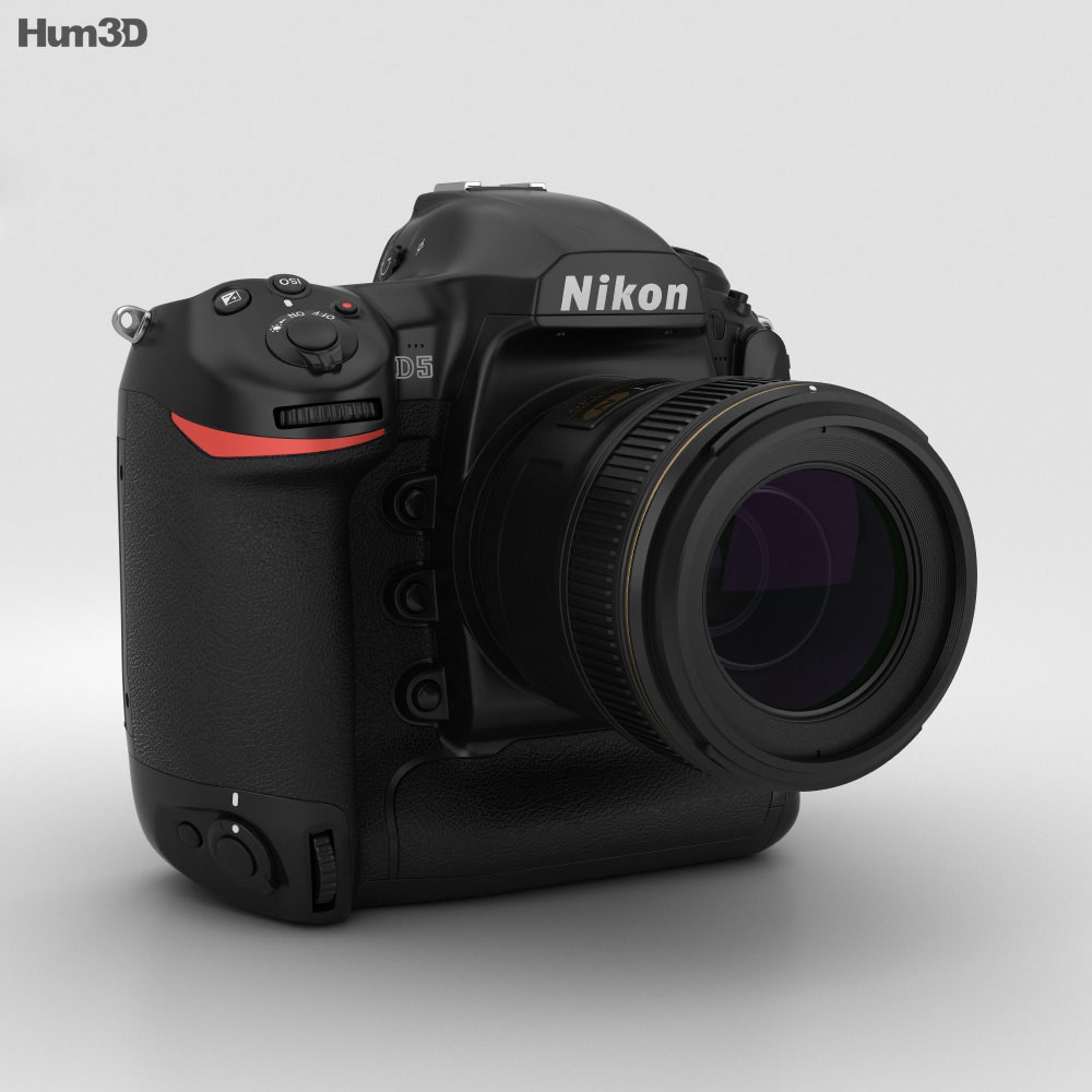 Nikon D5 3D model - Download Photo camera on 3DModels.org