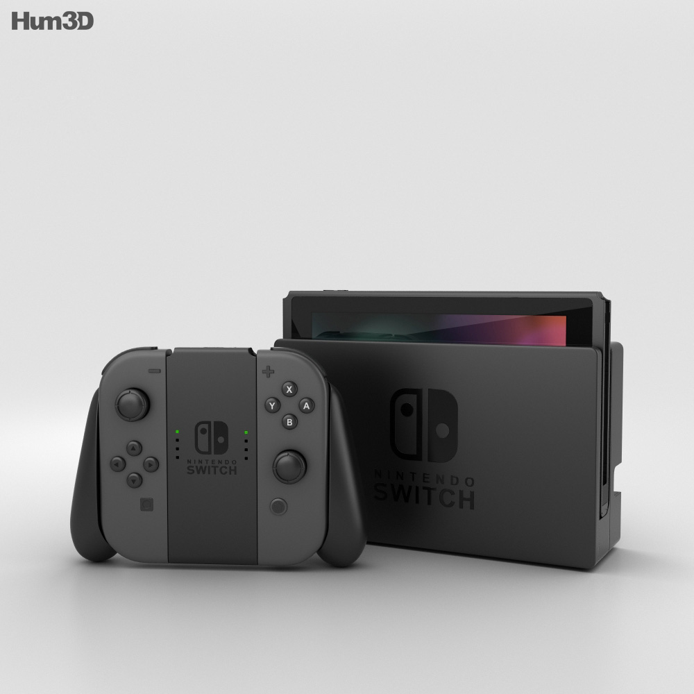 Nintendo Switch 3D model - Download Game Console on 3DModels.org