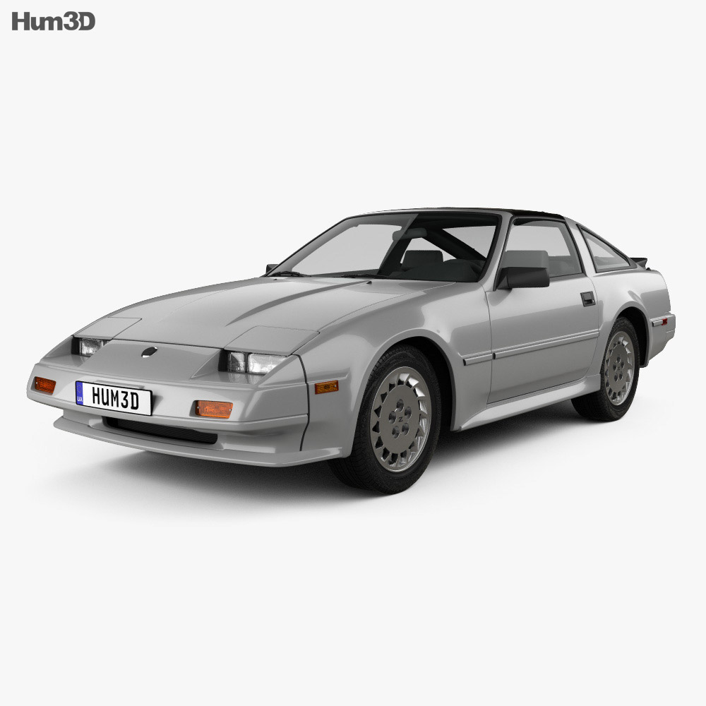 Nissan 300ZX (Z31) Turbo 1986 3D model - Download Sports car on ...