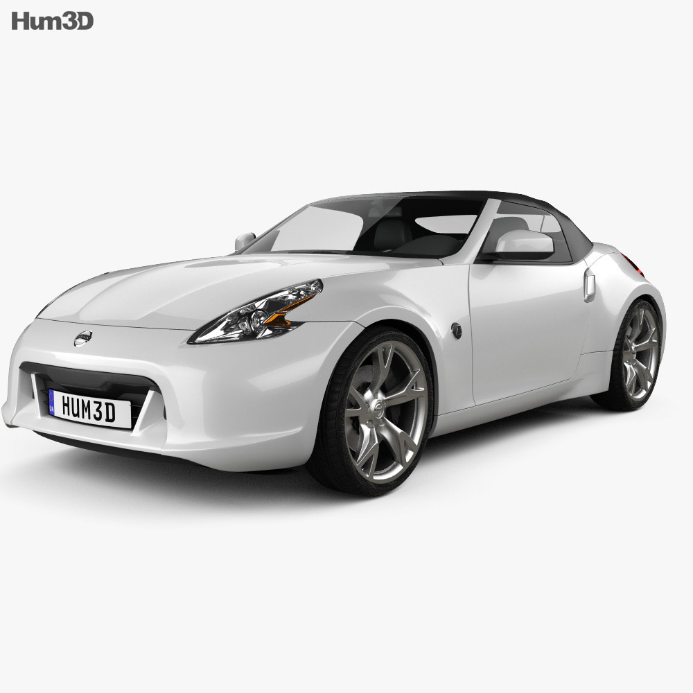 Nissan 370Z Roadster 2012 3D model - Download Sports car on 3DModels.org