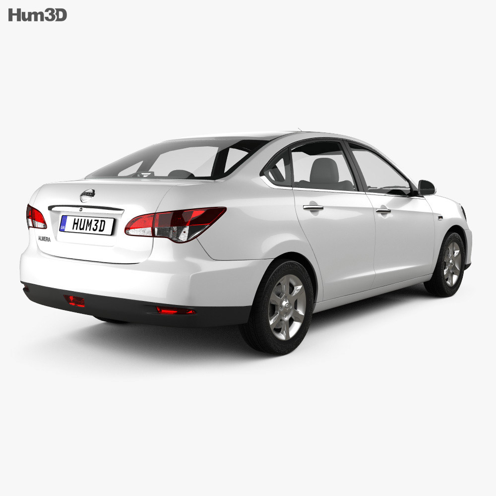 Nissan Almera (Sylphy) 2015 3D model - Download Sedan on 3DModels.org