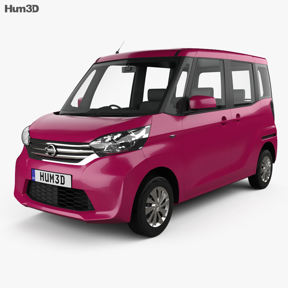 Nissan Dayz Roox 2016 Modelo 3D - Descargar Hatchback activado 3DModels.org