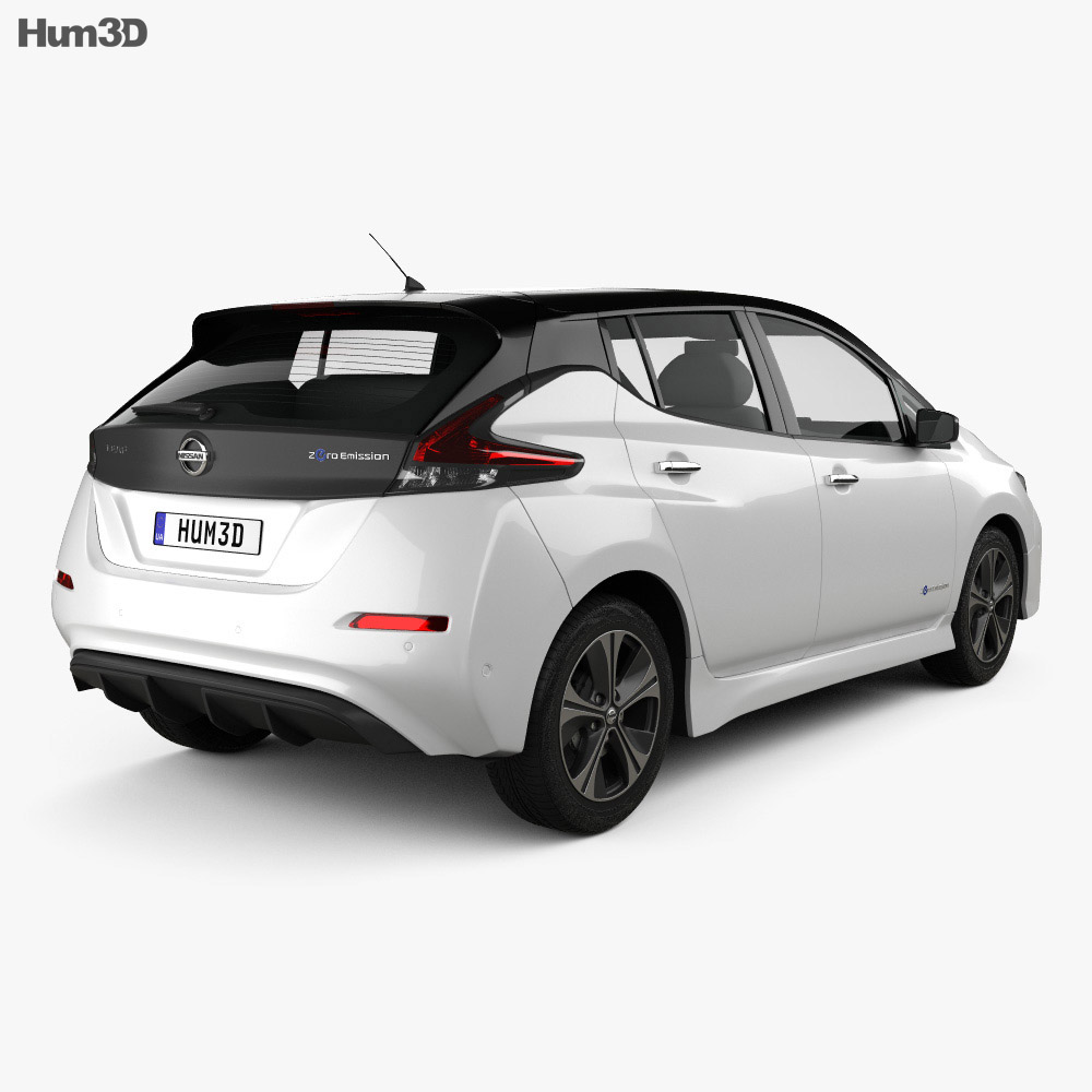 Nissan Leaf 2021 3D model - Download Hatchback on 3DModels.org