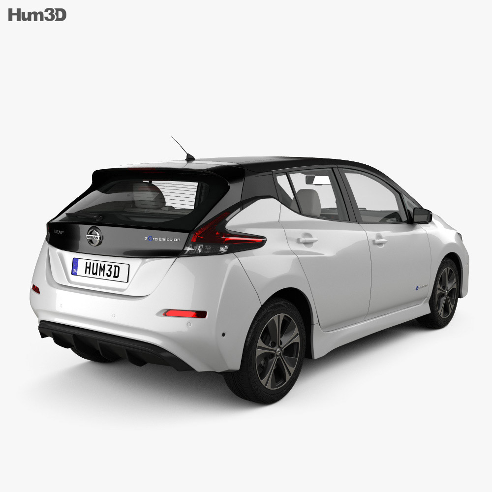 Nissan Leaf 带内饰 2021 3D模型 - 下载 Hatchback on 3DModels.org