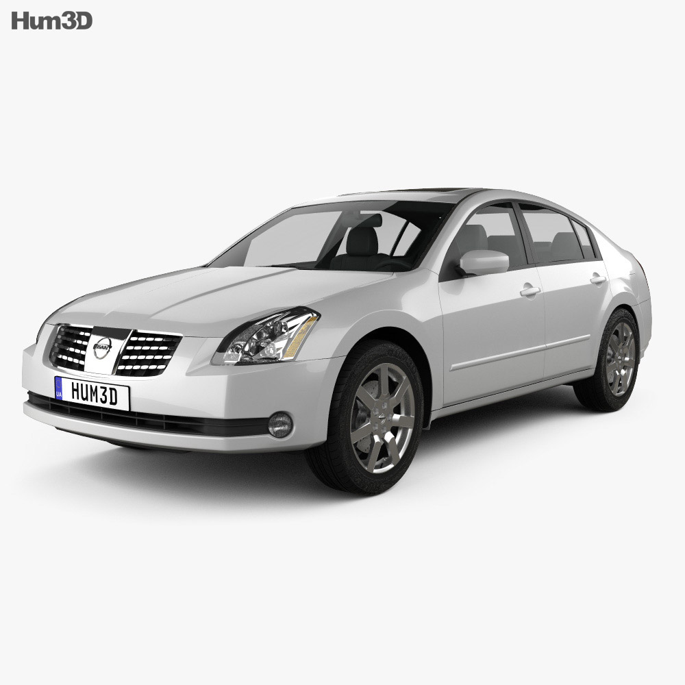 Nissan Maxima SL 2008 Modelo 3D - Descargar Sedan on 3DModels.org