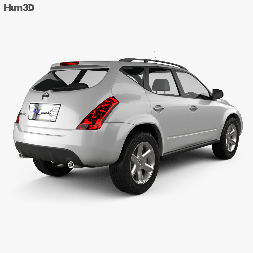 Nissan Murano (Z50) 2007 3D model - Download Crossover SUV on 3DModels.org