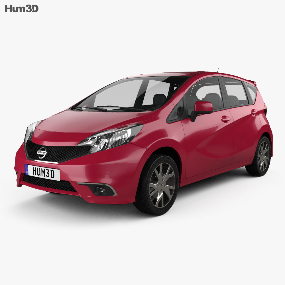 Nissan Note Dynamic 2016 3D model - Download Hatchback on 3DModels.org
