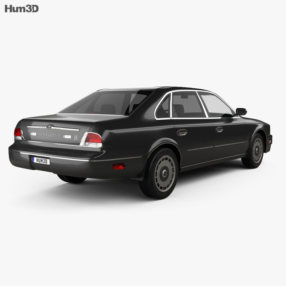 Nissan President 2002 3D model - Download Sedan on 3DModels.org