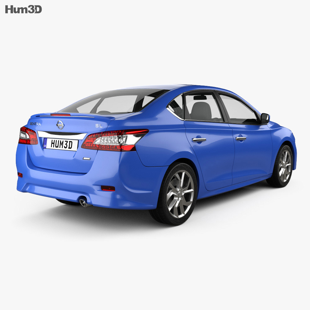 Nissan Sentra SR 2016 3D model - Download Sedan on 3DModels.org