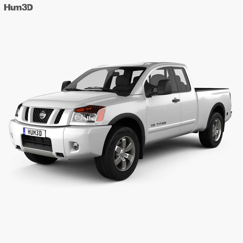 Nissan Titan 2014 3D model - Download Pickup on 3DModels.org