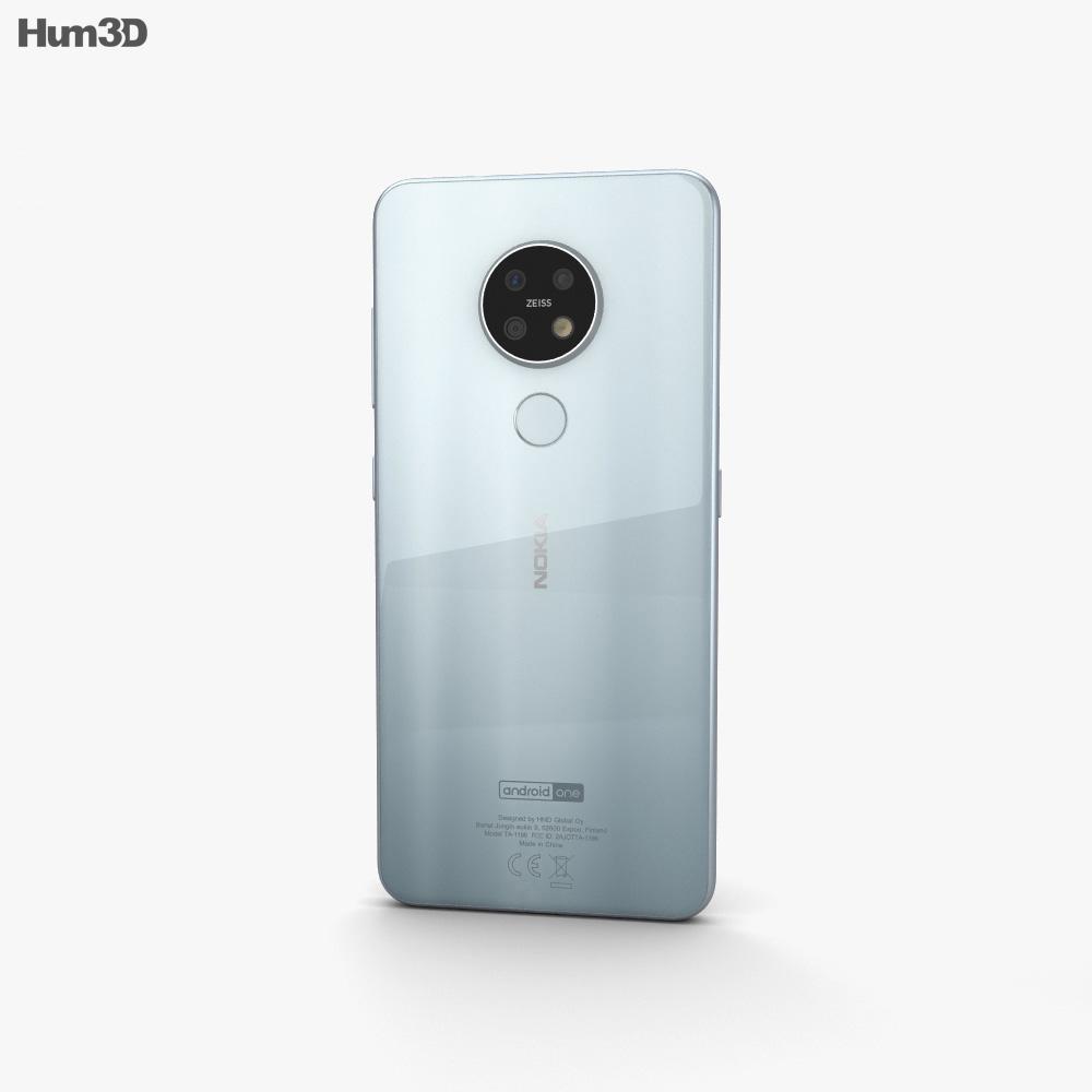 Nokia 7.2 Ice 3D model - Download Phones on 3DModels.org