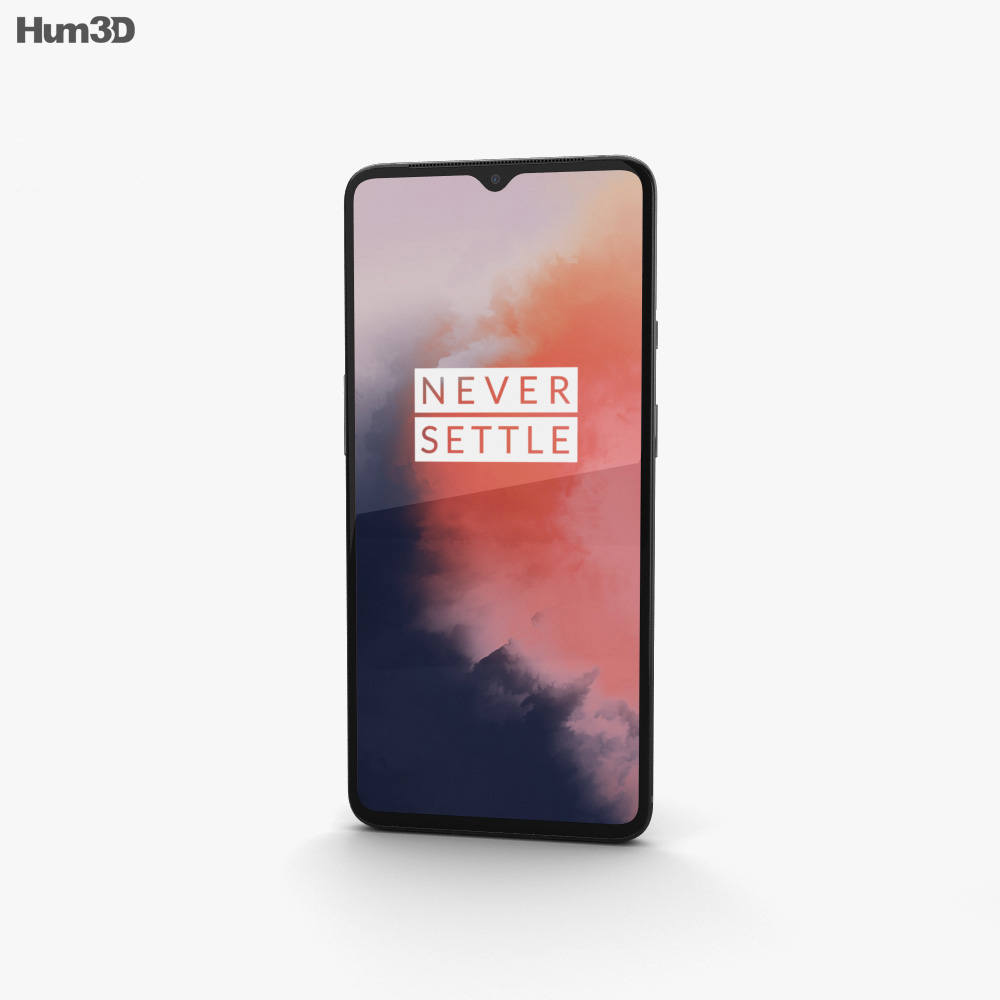 OnePlus 7T Frosted Silver 3D model - Download Phones on 3DModels.org