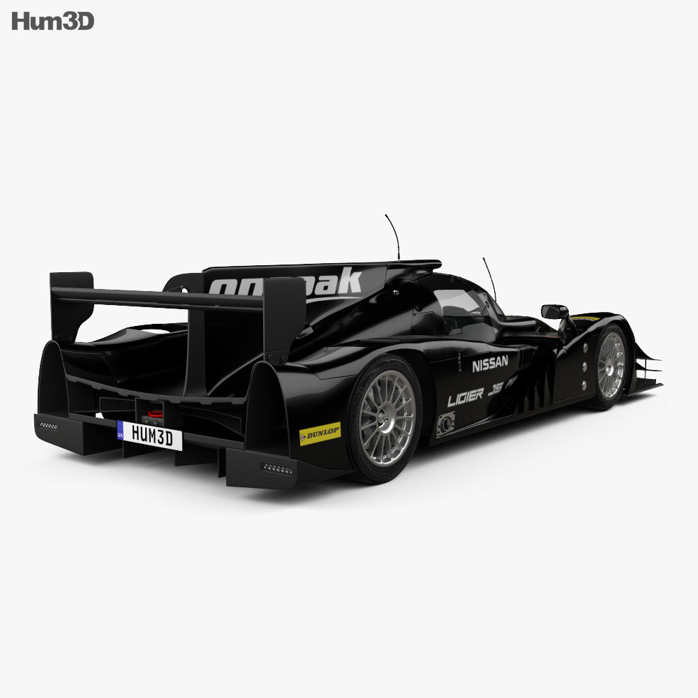 Onroak Automotive Ligier JS P2 2015 3D model - Download Sports car on ...