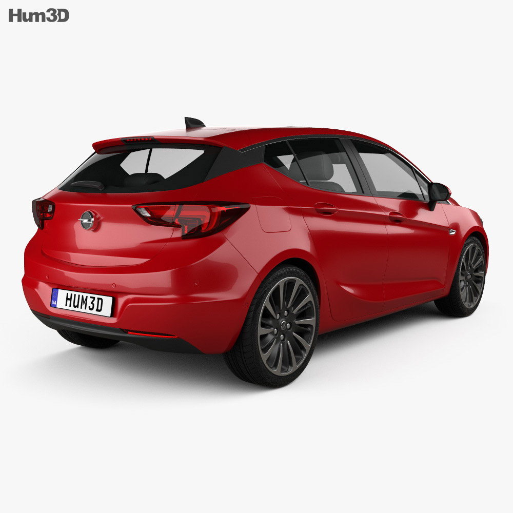 Opel Astra K 2019 3D model - Download Hatchback on 3DModels.org
