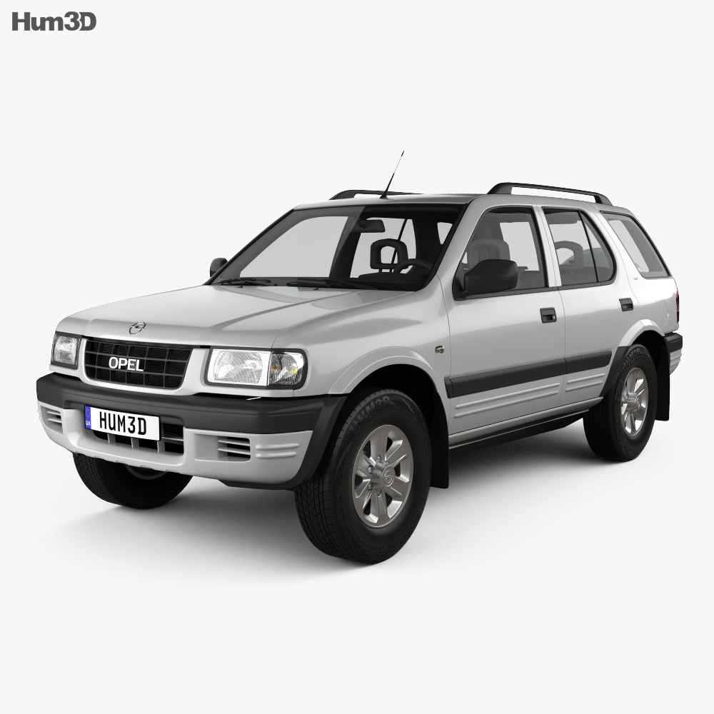 Opel Frontera (B) 2004 3D model - Download Crossover SUV on 3DModels.org