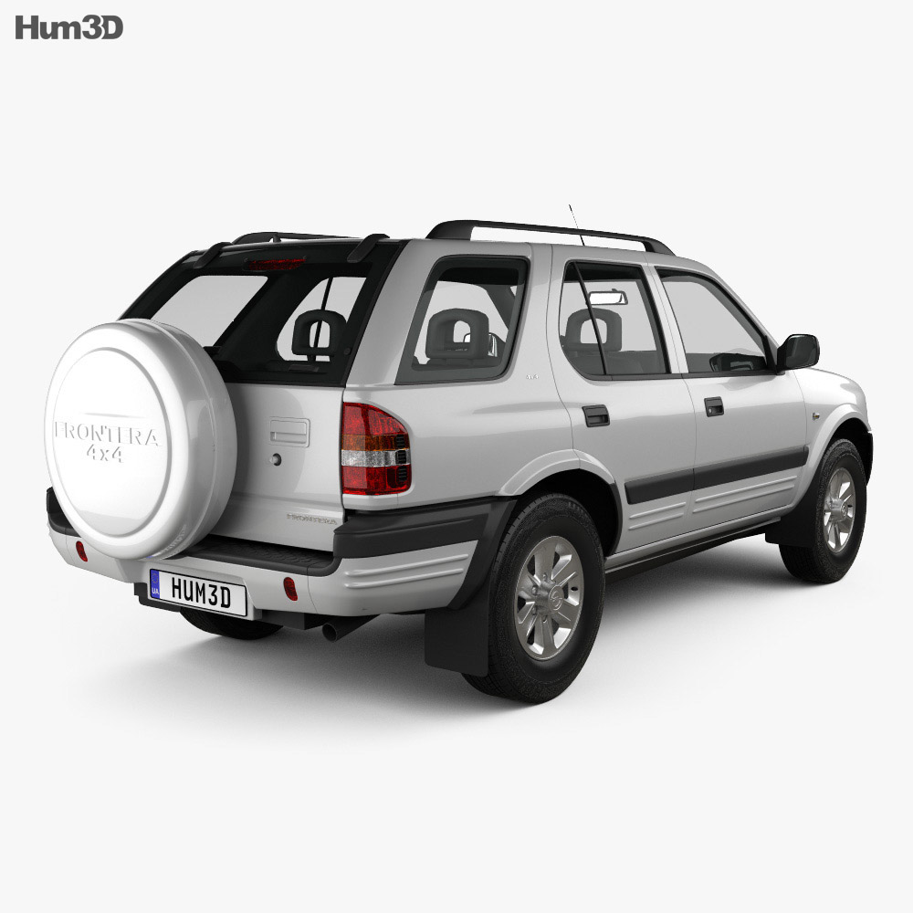 Opel Frontera (B) 2004 3D model - Download Crossover SUV on 3DModels.org