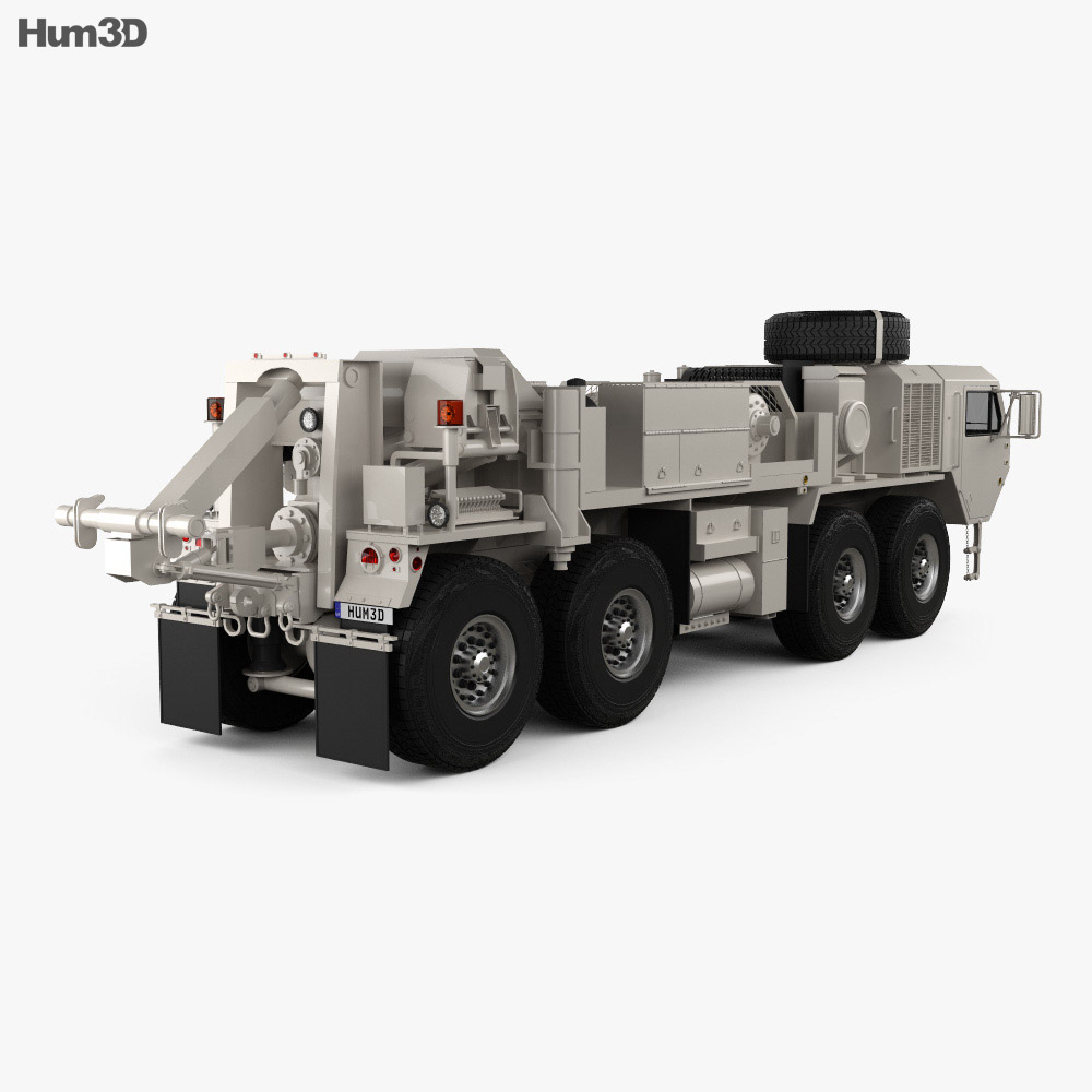 Oshkosh HEMTT M984A4 Wrecker Truck 2014 3D model - Download Truck on ...