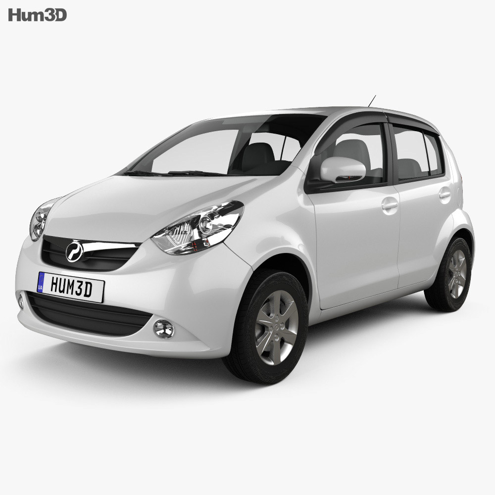 Perodua MyVi 2014 3D model - Download Hatchback on 3DModels.org