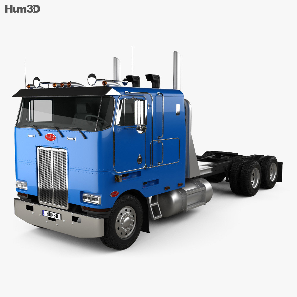 Peterbilt 362 Tractor Truck 2005 3D model - Download Truck on 3DModels.org